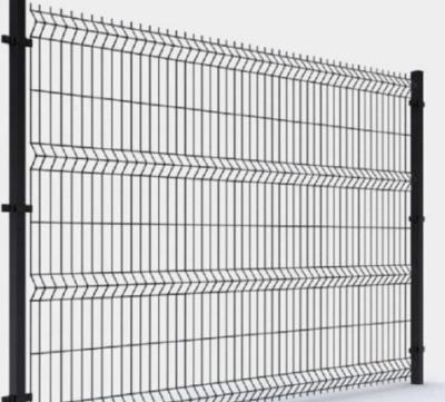 China 1.0mm 2.0mm Decorative Garden Heavy Duty Pvc Coated Wire Fencing Panels 1.8mx3.0m for sale