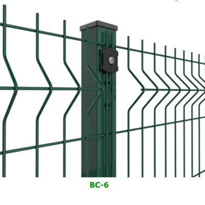 China 4ft Hot Dipped Curved 3d Welded Wire Mesh Fence 3mm Diameter For Garden for sale