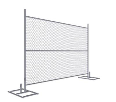 China 4ft  6ft 8ft Temporary 6x12 Chain Link Fence Panels For Construction for sale
