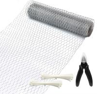 China Length 10-200m Hexagonal Wire Mesh PVC Coated Chicken Fence for sale