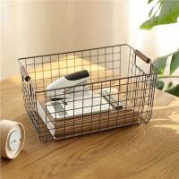 China Spices Stackable Wire Mesh Storage Baskets For Kitchen for sale