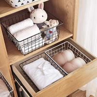 China Small Stainless Steel Wire Mesh Basket Galvanized 14cm*20cm*30cm for sale