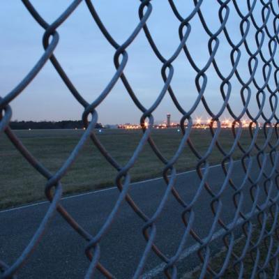 China Airport Stainless Steel Chain Link Mesh Fencing Length 0.5m-50m for sale