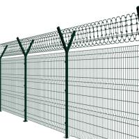 China Dia 500mm BTO-22 Razor Barbed Wire Airport Security Fence 1.8*30m for sale