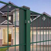 China 200X50mm Welded Mesh Fencing 6/5/6 8/6/8 Double Wire Mesh Fence for sale