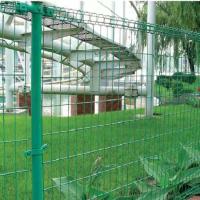 China RAL Powder Coated Roll Top Double Loop Wire Fencing Wire Dia 0.38