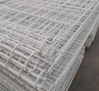 China RAL Powder Coated Roll Top Double Loop Wire Fencing Wire Dia 0.38