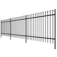 China 1.8m Steel Palisade Fence Customized Multiple Color Outdoor for sale