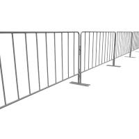 China ISO9001 Galvanized Temporary Fence Powder Coating Crowd Control Barriers for sale