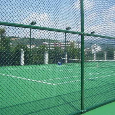 China 1.8m * 2.3m Plastic Coated Chain Mesh Fencing Stainless Steel 6x12 For Farm And Airport for sale
