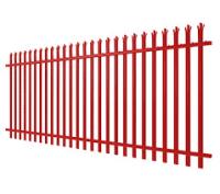 China 1.8m Steel Palisade Fence Customized Multiple Color Outdoor for sale