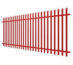 China 1.8m Steel Palisade Fence Customized Multiple Color Outdoor for sale