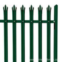 China Garden Residential 0.9m Galvanized Palisade Fence Powder Coated for sale