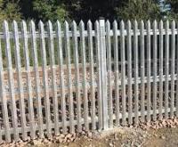 China Garden Residential 0.9m Galvanized Palisade Fence Powder Coated for sale