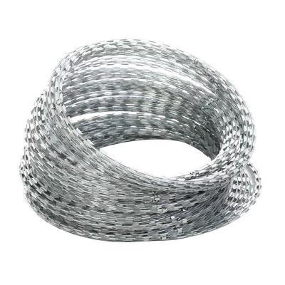 China Bto-22 Military Galvanized Concertina Razor Wire Fence Cross for sale