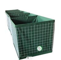 China Mil 2 Militaty Gabion Oliver Color Hesco Barrier Heavy Duty for sale