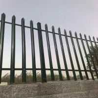 China 4x4 Metal Palisade Fencing Galvanized Powder Coated Outdoor High Security Assembled for sale