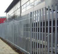 China Assembled 2.4 M High Palisade Security Fence / Galvanized Steel Palisade Fencing for sale