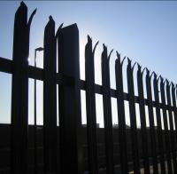 China Assembled 2.4 M High Palisade Security Fence / Galvanized Steel Palisade Fencing for sale