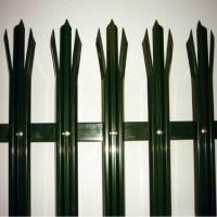 China Garden 100x55mm Post Galvanised Palisade Fencing Rot Proof for sale