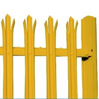 China Garden 100x55mm Post Galvanised Palisade Fencing Rot Proof for sale