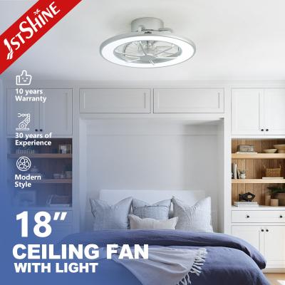 China Bedroom 18 Inches Bladeless Ceiling Fan With LED Light Small Size for sale