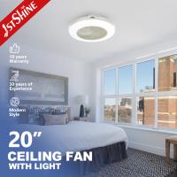 China 20 Inch Dimmable Hidden ABS Blade Energy Saving Ceiling Fan Support Dimmer by 1stshine for sale