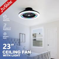 China 23 Inches LED Ceiling Fan with DC Motor, Remote Control, and 10-Year Motor Warranty for sale