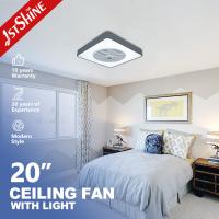 China ABS Clear Plastic Blades 2- Square Ceiling Fan with Remote Control and Hidden Lighting for sale