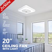 China 1stshine Bedroom Ceiling Fan Safe ABS Blades and Hidden Blades for Easy Installation for sale