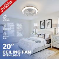 China Small Size Bedroom Ceiling Fan with High Airflow 20 Inch Diameter and Remote Control for sale