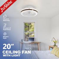 China Silent DC Motor Ceiling Fan with LED Light and APP Control for Bedroom Use for sale