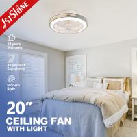 China DC Motor Type 1stshine LED Ceiling Fan with Dimmable Light Energy and Contemporary for sale