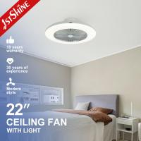 China 1stshine LED Ceiling Fan Smart Remote and 6 Speeds Ideal for Low Ceiling Bedrooms for sale