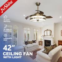 China 1stshine LED Ceiling Fan with Remote Control and Natural Wind Function 10 Year Motor for sale
