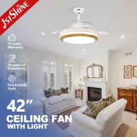 China Remote Control LED Ceiling Fan with 3 Color Options and Cooling Air LED Light Function for sale