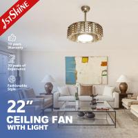 China 1stshine 100% Copper Motor LED Ceiling Fan for Standard Wind in Bedroom and Library for sale