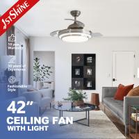 China Home Hotel Office Living Room Decoration 42 Inch 110V DC Motor Remote Control Ceiling Fan for sale