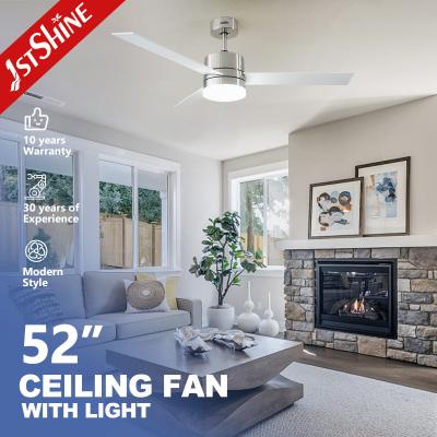 China Modern Design High Airflow Ceiling Fan With Light And MDF Blades In OEM Colors for sale