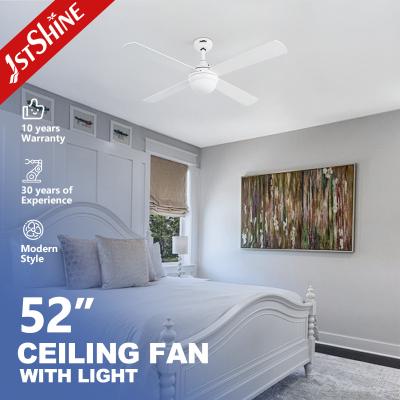 China LED Ceiling Fan with Light and AC Motor Stylish Design Support Dimmer 4 MDF Blades for sale