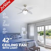 China 1stshine Ceiling Fan Light with Remote and Wall Mount Effortless Installation for sale
