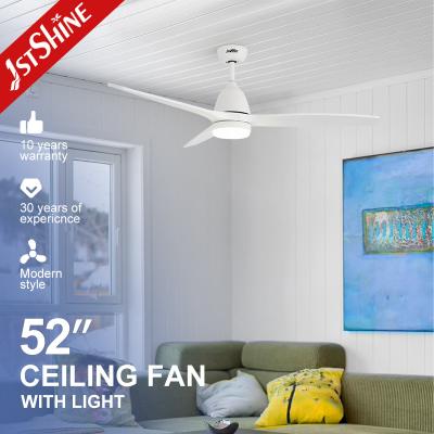 China 38W 3 Blades Remote Control Ceiling Fan With Dimmable LED Light for sale