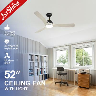 China 10- 1stshine ABS Blades Dimmable LED Lighting Ceiling Fan for Restroom in Mulit Colors for sale