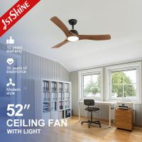 China Living Room 1stshine LED Ceiling Fan 3 Color LED Plastic Blades and DC Motor for Wide for sale