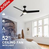 China 110-240V Save Energy Plastic Ceiling Fan With Lights 6 Speed DC Motor for sale