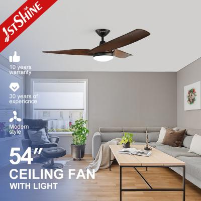 China Home Hotel Office 52 Inch High Airflow LED Ceiling Fan with Remote and Metal Body Design for sale