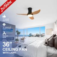China 36-inch Fancy Design LED Ceiling Fan with Low Profile ABS Blades and ETL Certification for sale