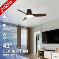 China Metal Material Ceiling Fan with Low Noise DC Motor and Air Conditioning LED Lighting for sale