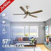 China 57 Inch ABS Blades DC Reversible Motor Ceiling Fan with Remote Class A Energy Efficiency for sale