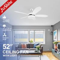 China 52inch 6 Speeds Remote LED Ceiling Fan With 5 ABS Blades for sale